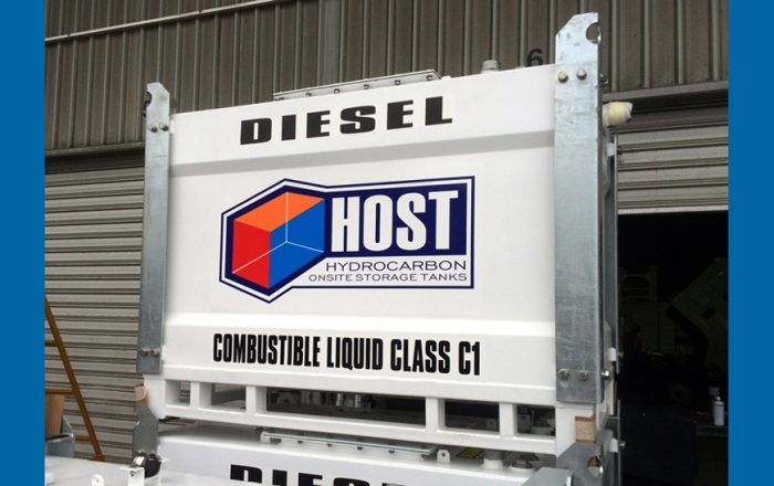 HOST Self Bunded Tank Cube | Small volume and footprint onsite fuel storage